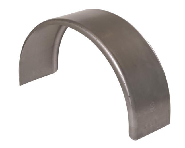 Light Trailer - Single round bare steel mudguards - Rhino Manufacturing NZ