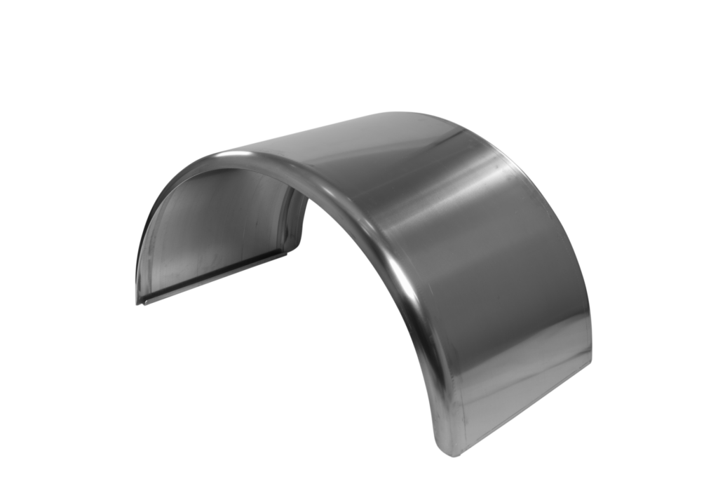 Stainless Steel Smooth Mudguard - duals - Rhino Manufacturing NZ